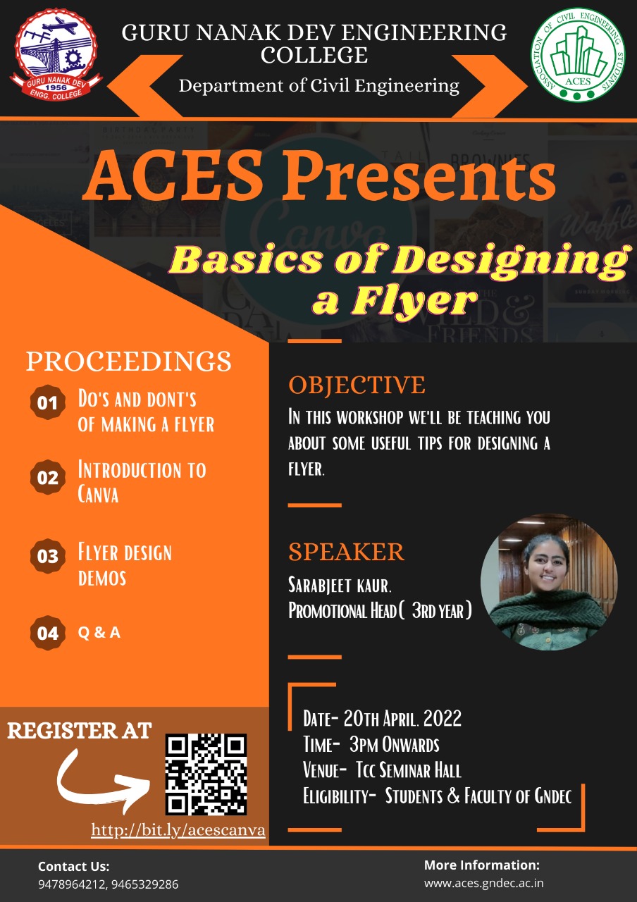 Basics of Designing a Flyer - Association of Civil Engineering Students